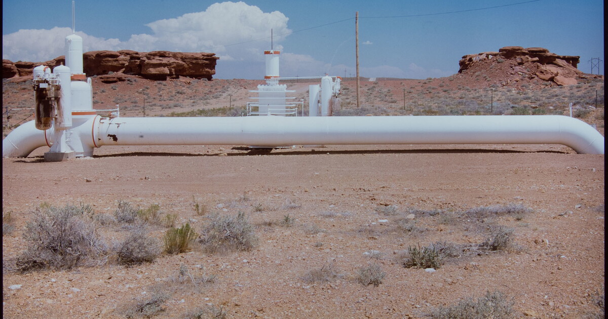 Natural Gas Refinery on Navajo Land near Leupp, Arizona, 1986 | Amon ...